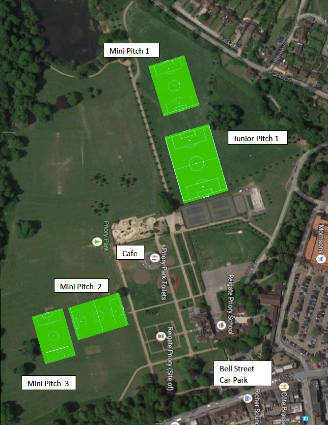 Directions & Pitch Location - Reigate Football Club